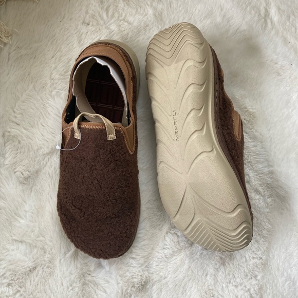 Merrell | Shoes | Merrell Hut Moc Cocoa Cocoa Sherpa Slipon Slipper ...